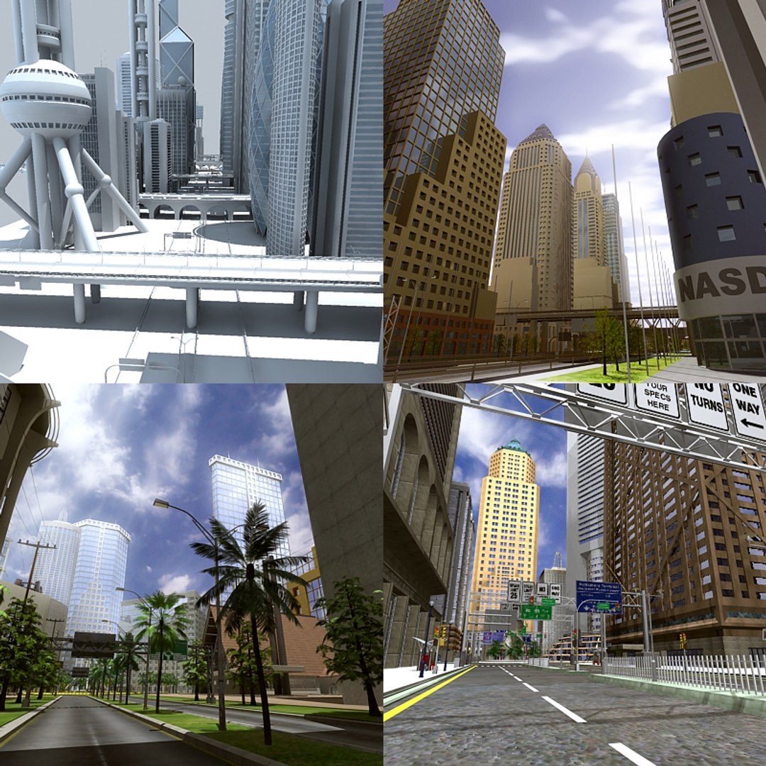 city def 3d max
