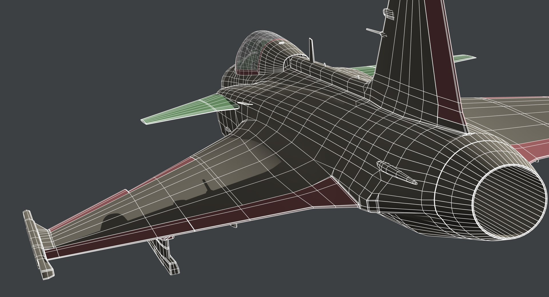 3D model JAS 39 Gripen Splinter Camo - TurboSquid 2081344