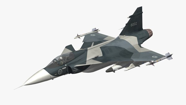 modelo 3d JAS 39 Gripen Splinter Camuflaje - TurboSquid 2081344