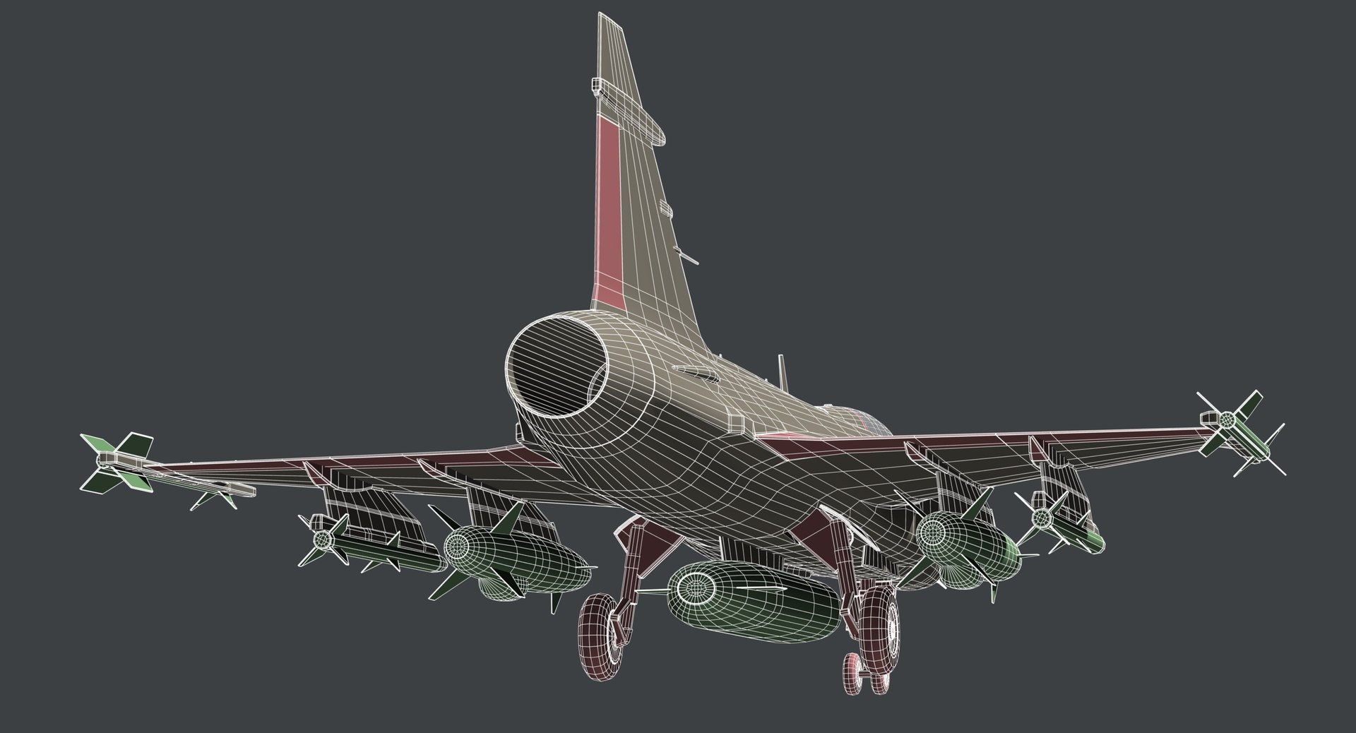 3D Model JAS 39 Gripen Splinter Camo - TurboSquid 2081344