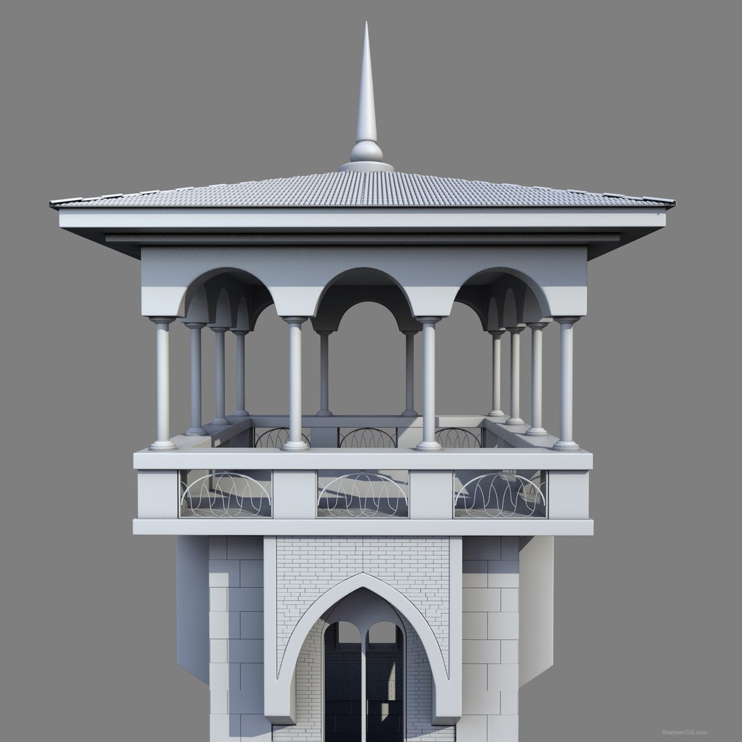 Arch Architecture Tower 3d Model