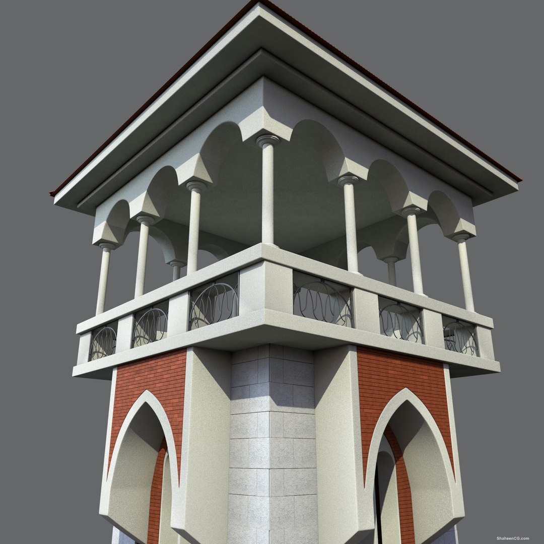 Arch Architecture Tower 3d Model