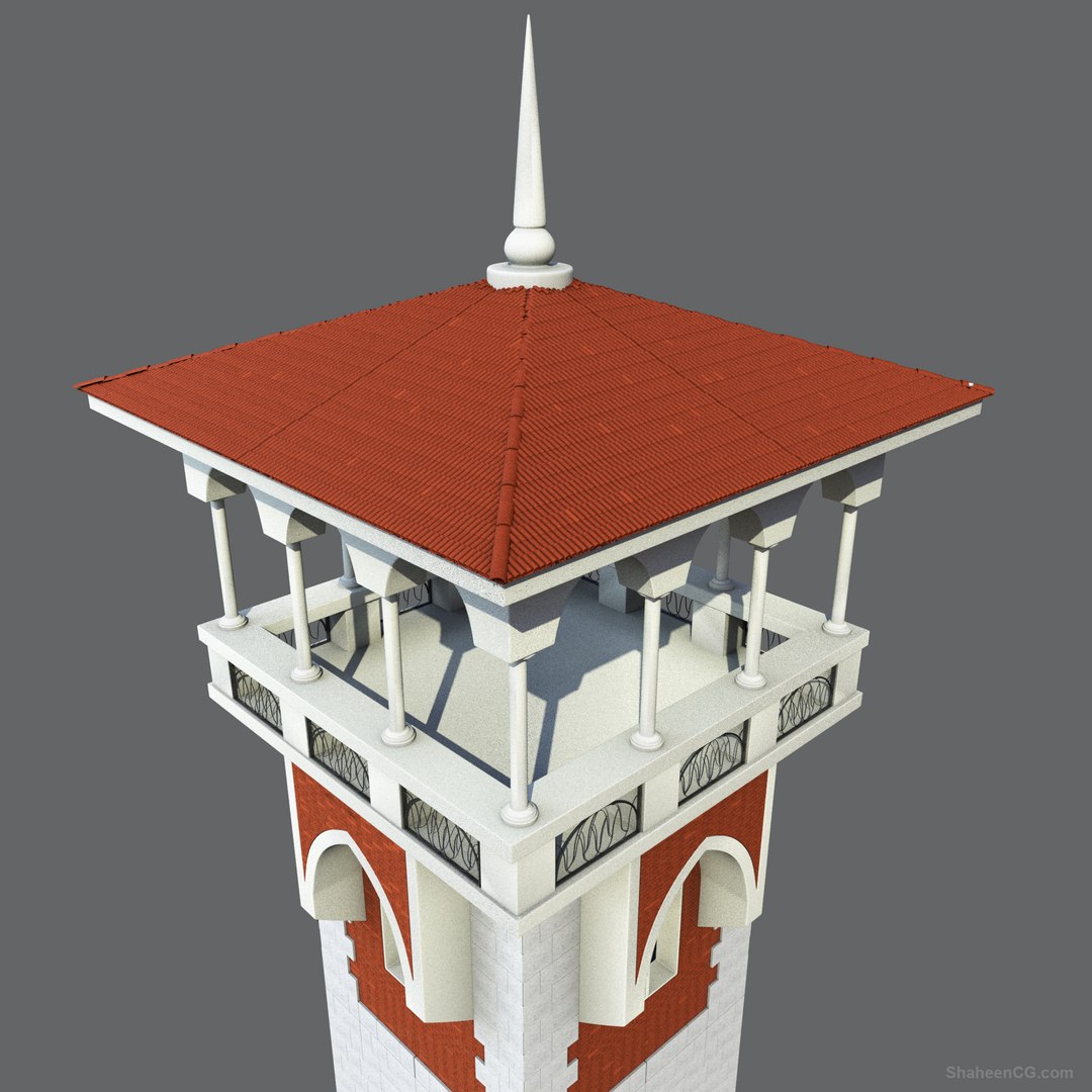 Arch Architecture Tower 3d Model