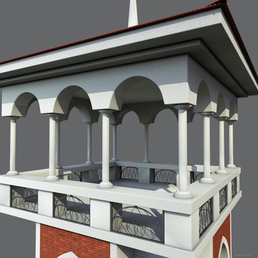 Arch Architecture Tower 3d Model