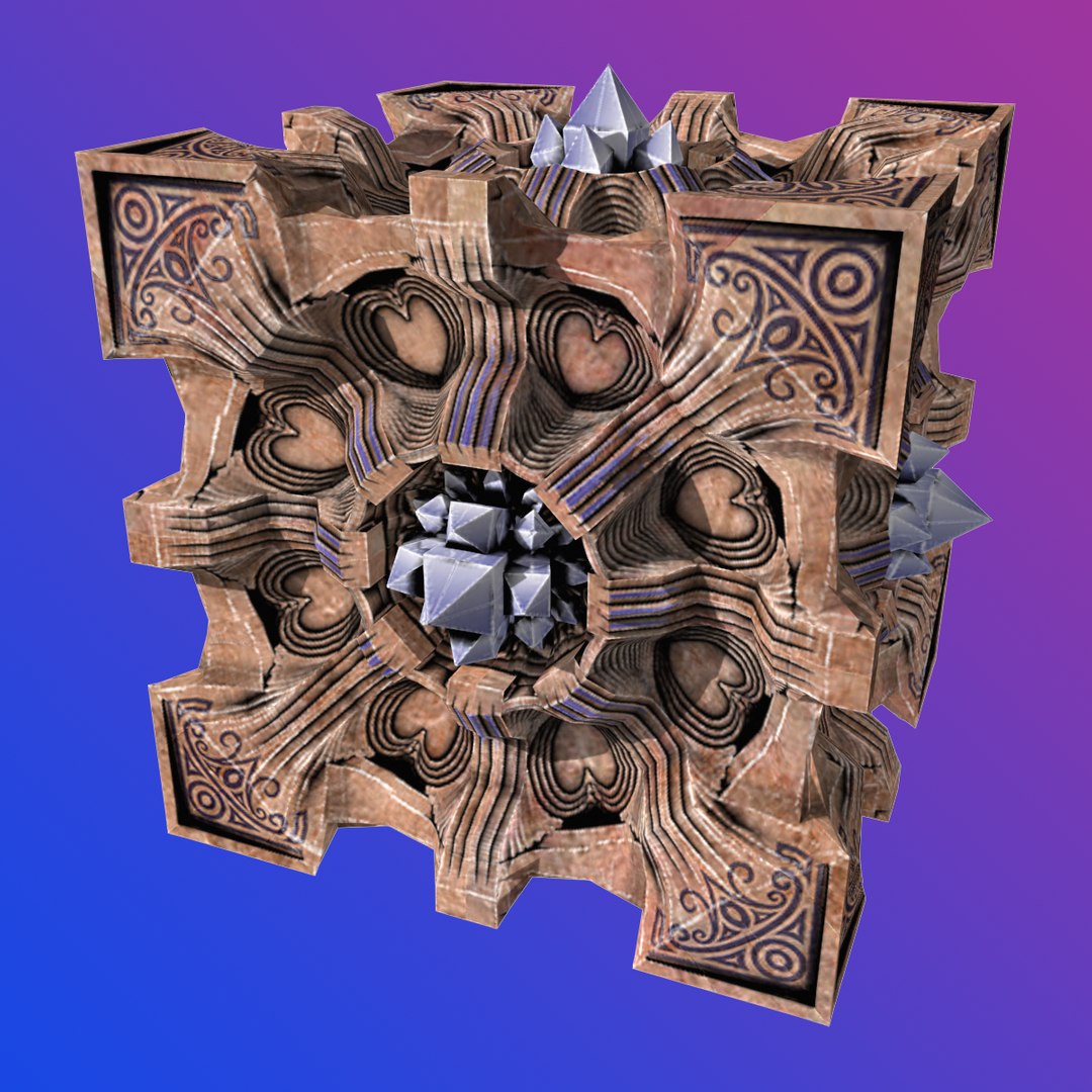 3D Model Cube Artifact Design - TurboSquid 1178862
