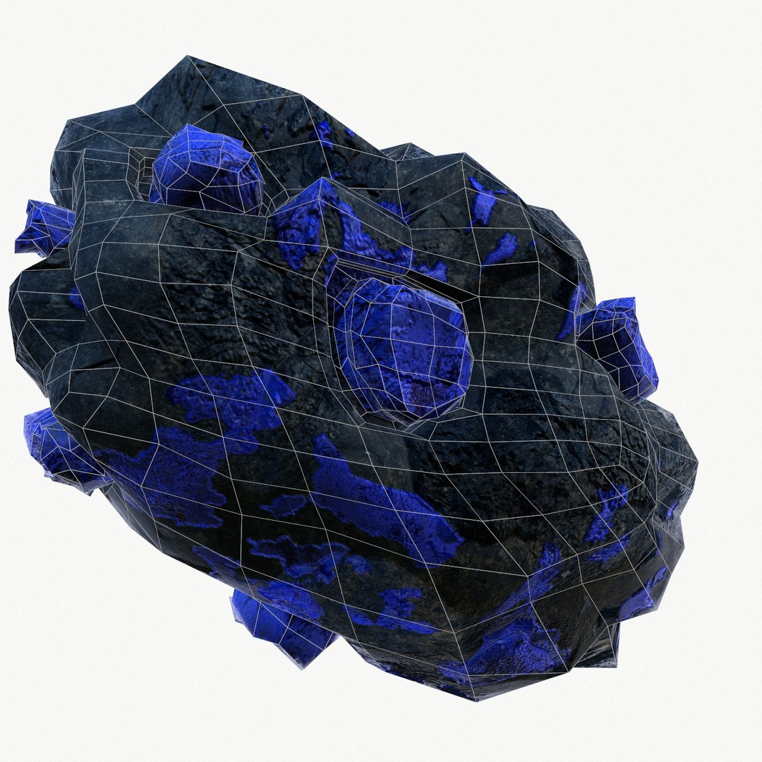 Ore Blue 3d Model