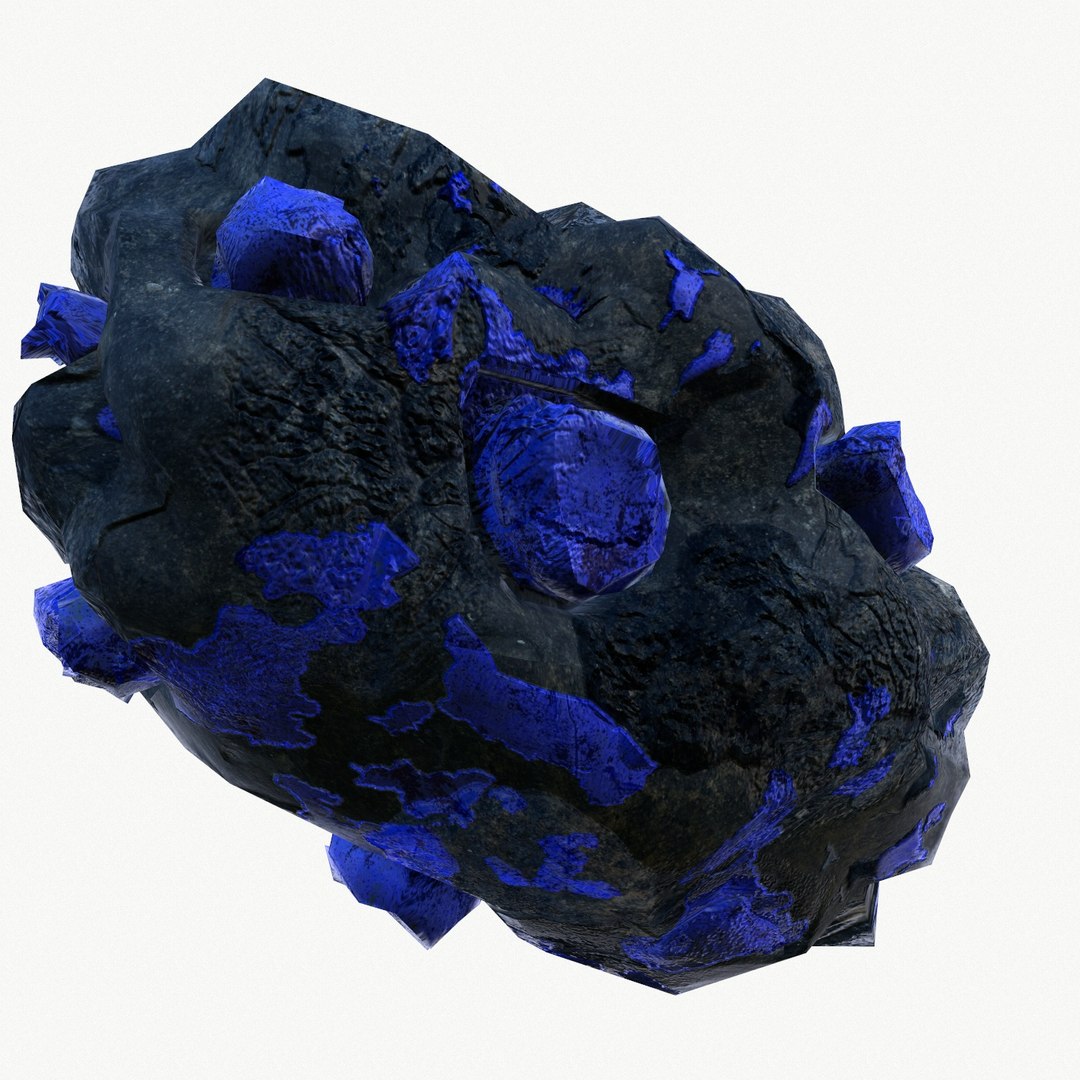 Ore Blue 3d Model