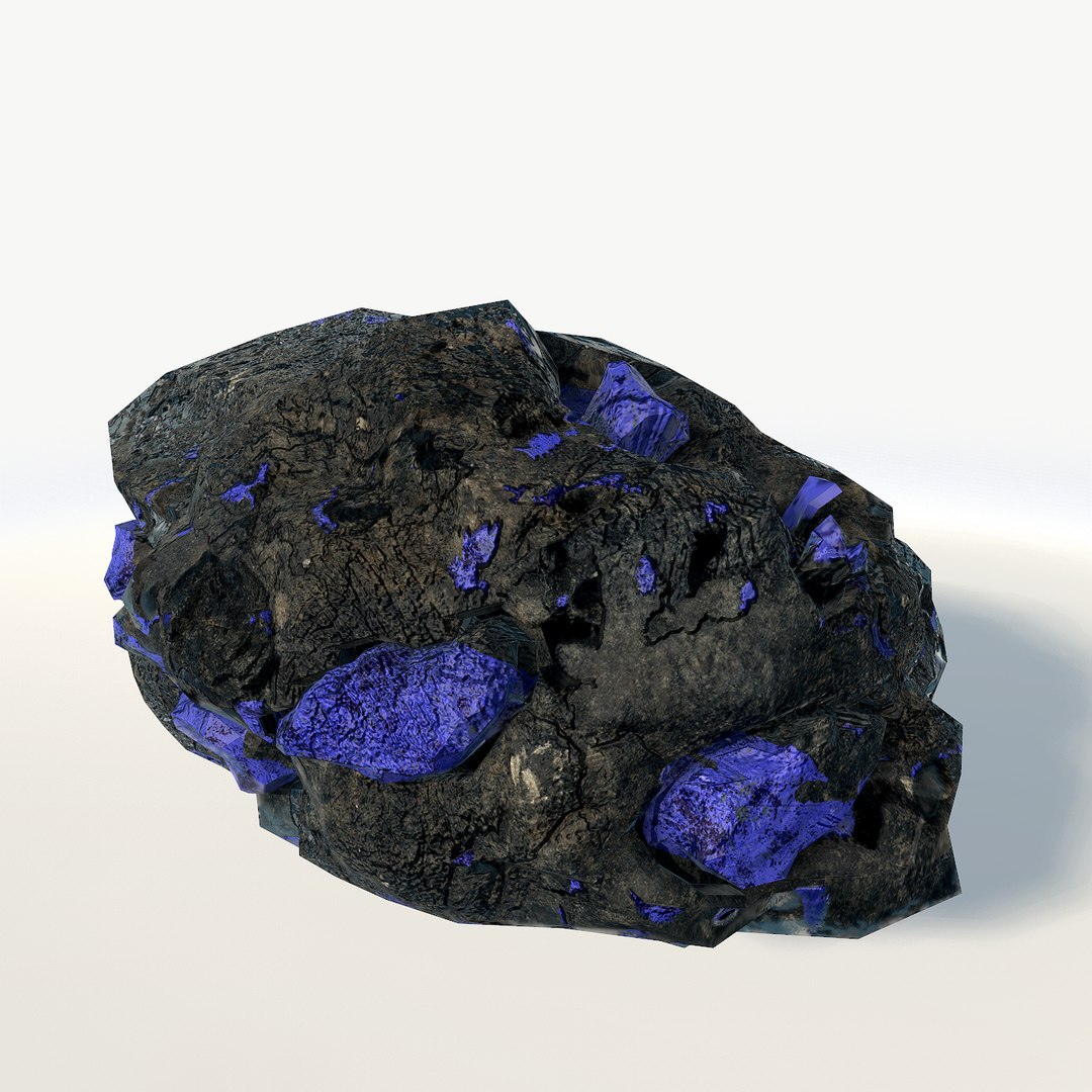 Ore Blue 3d Model