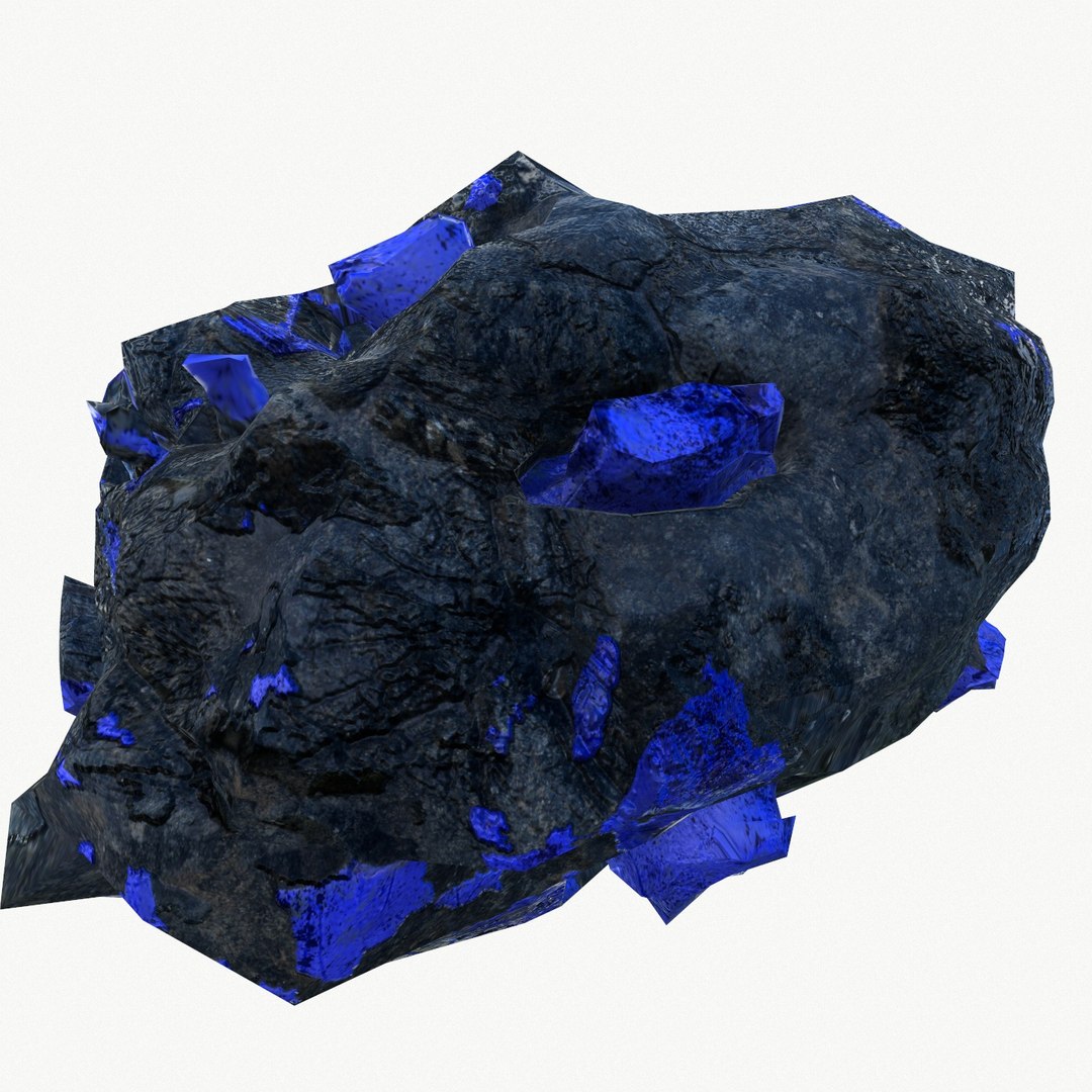 Ore Blue 3d Model