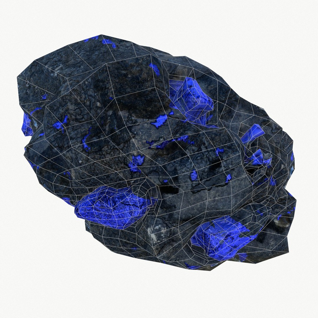 Ore Blue 3d Model
