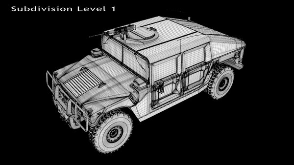 Hummer H1 HMMWV 3D 모델 - TurboSquid 1103387
