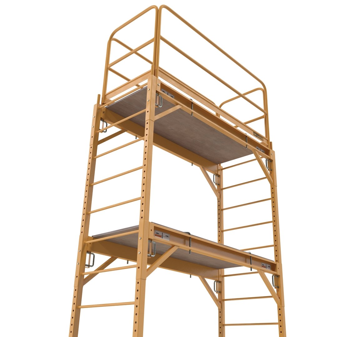 scaffold build realistic 3d model