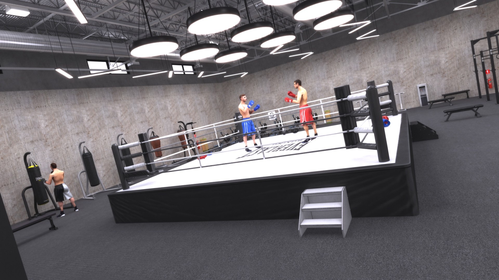 3D model Boxing GYM Center - TurboSquid 1968754