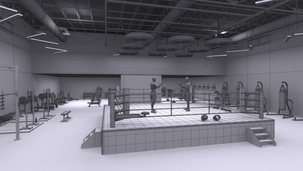modelo 3d Boxing GYM Center - TurboSquid 1968754