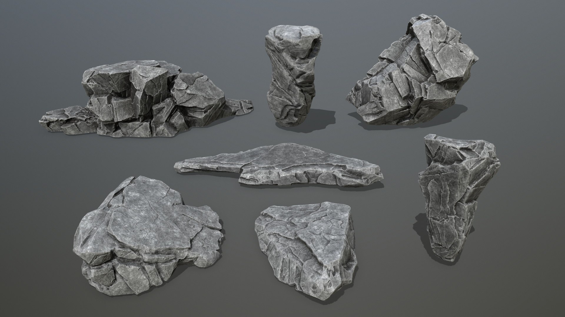 3D Rocks - TurboSquid 1887129