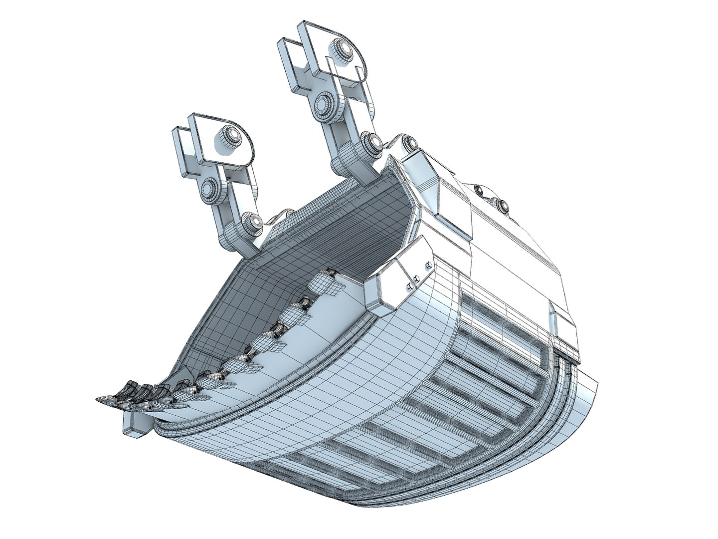 Excavator Bucket Model - TurboSquid 1390342