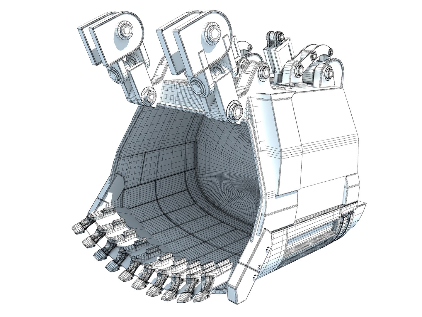 Excavator Bucket Model - TurboSquid 1390342