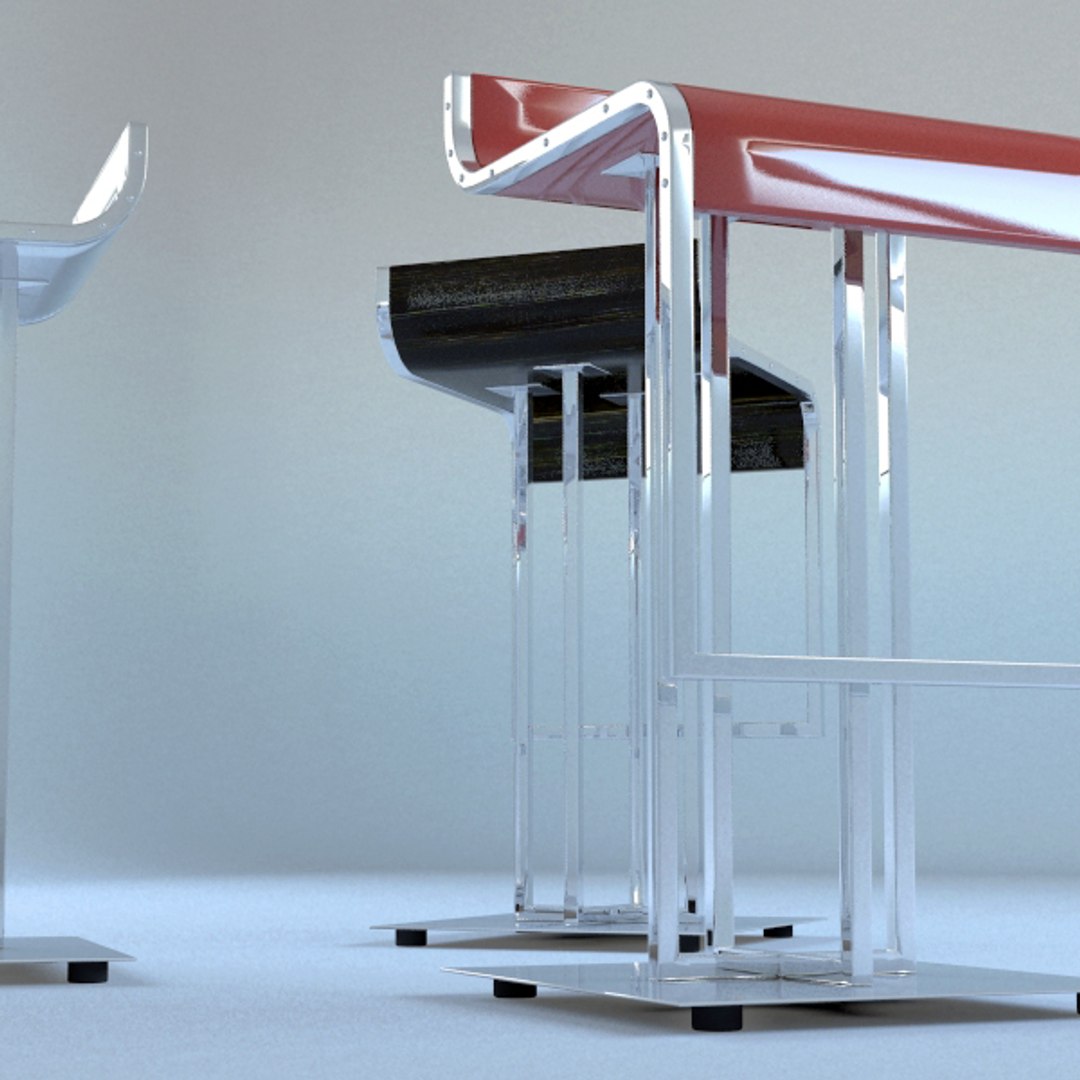 Free Bar Stool 3d Model