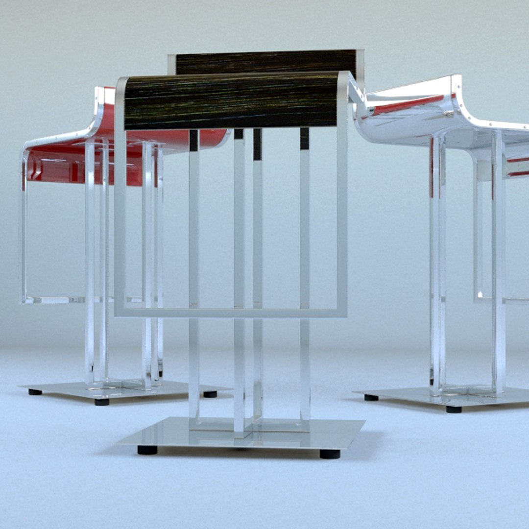 Free Bar Stool 3d Model