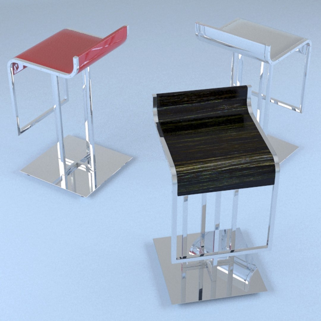 Free Bar Stool 3d Model