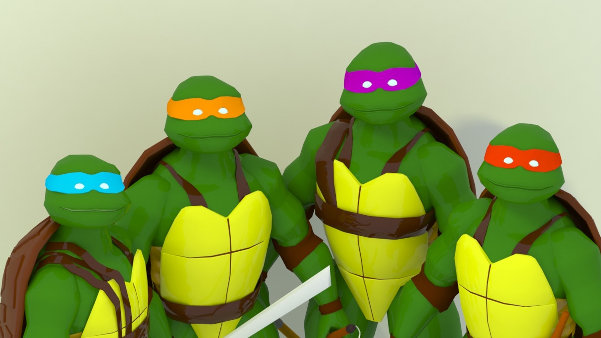3D Tmnt - TurboSquid 1612900