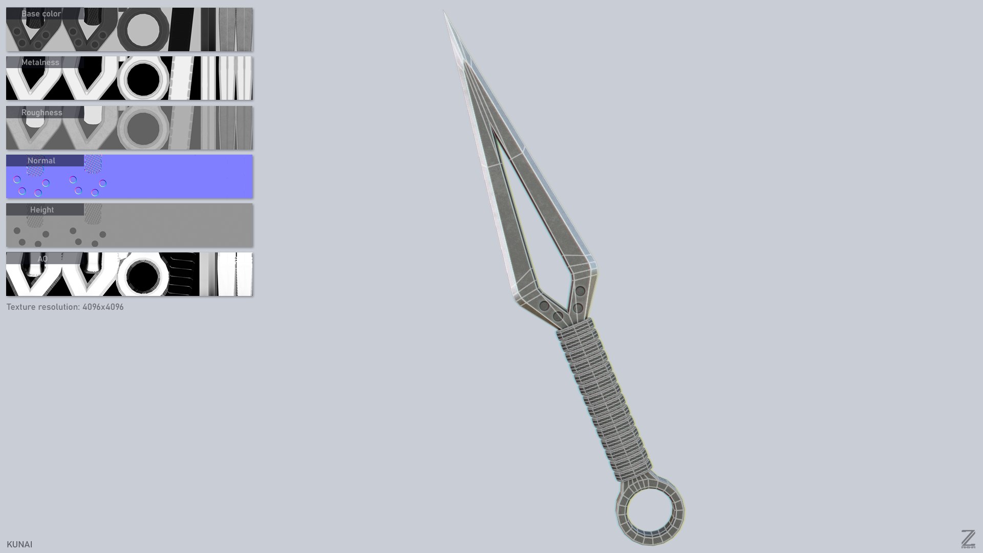 3D Model Kunai - TurboSquid 2244184
