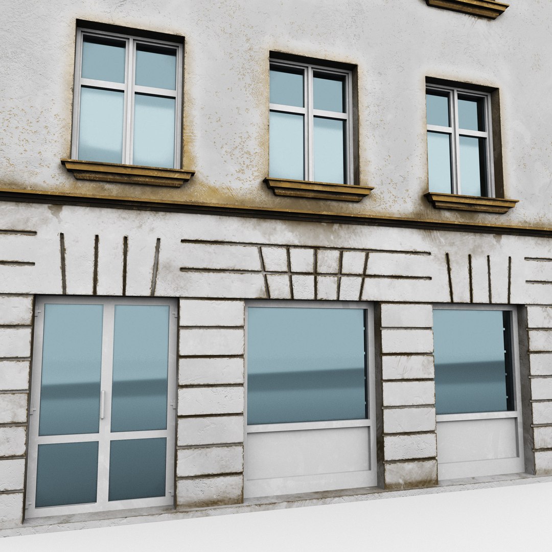 Building Facade 3D - TurboSquid 2133032