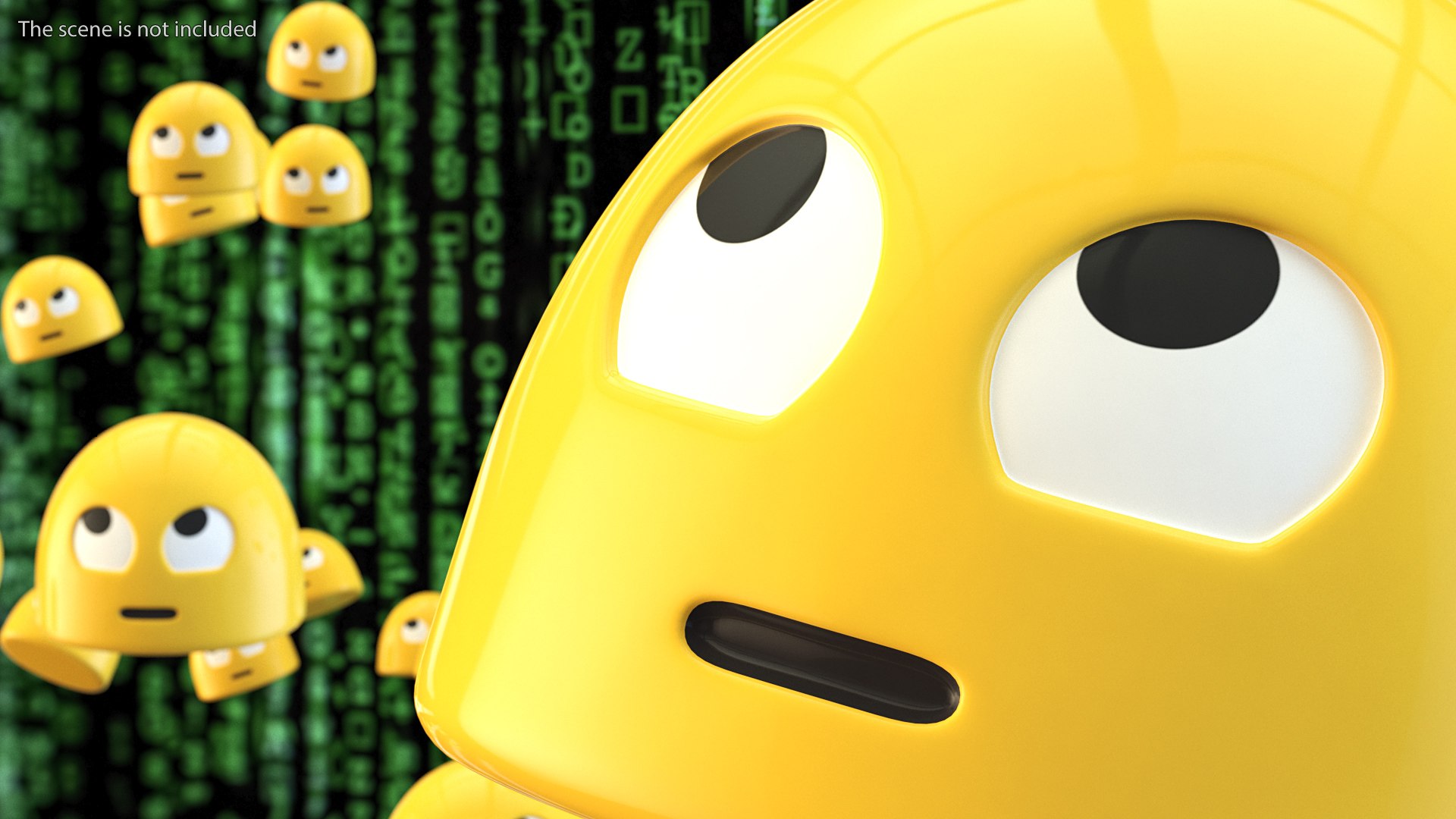 Eye Roll Android Emoji 3D Model - TurboSquid 1823723