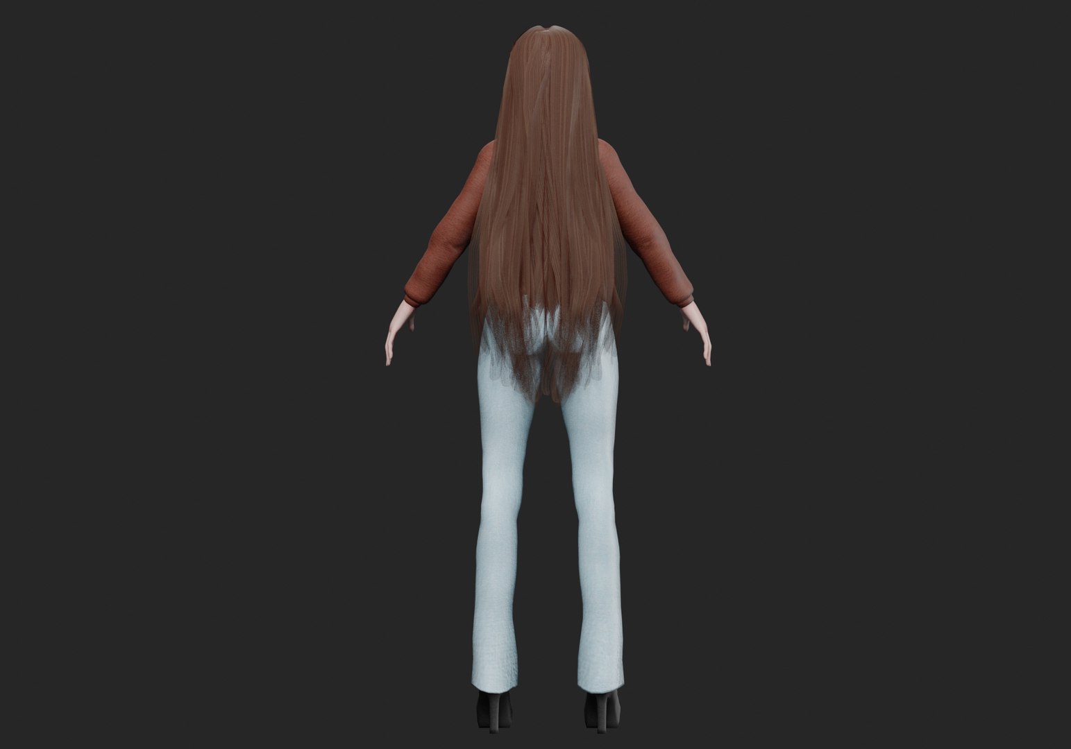 3D Beautiful Anime Girl V34029 Model - TurboSquid 2272512