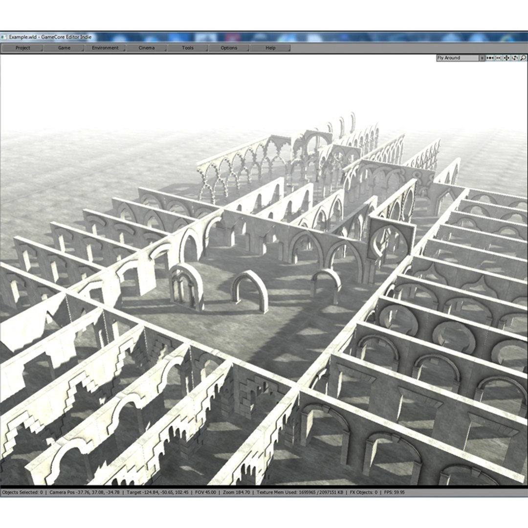 3d 3ds Arches Mesh Tiles