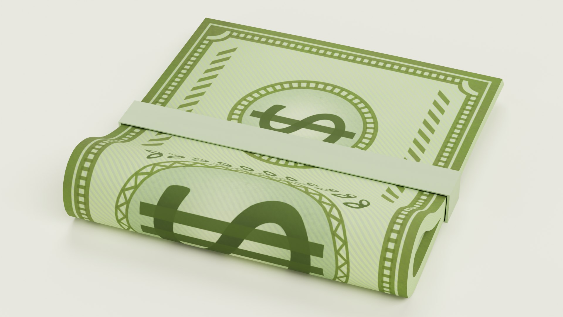 3D Cartoon Money Bills Collection - TurboSquid 2268323