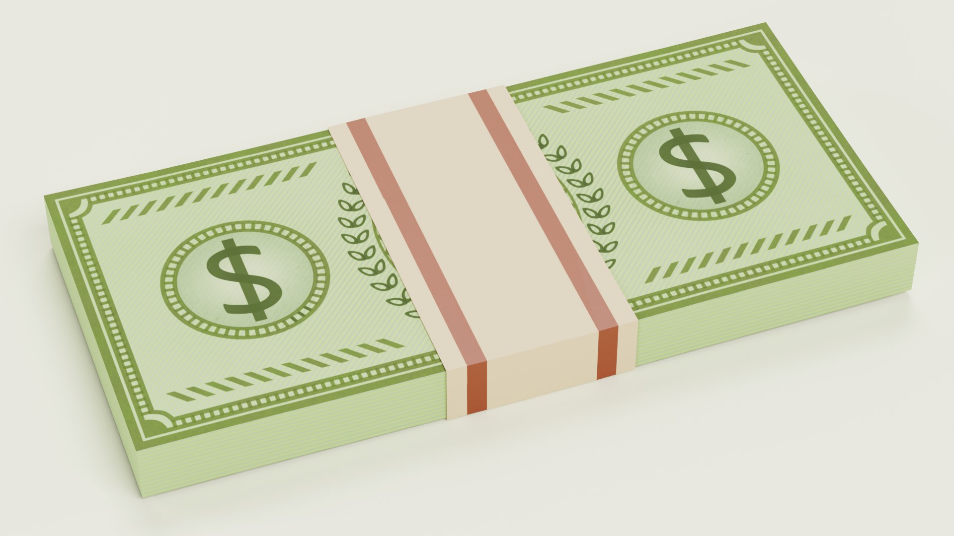 3D Cartoon Money Bills Collection - TurboSquid 2268323