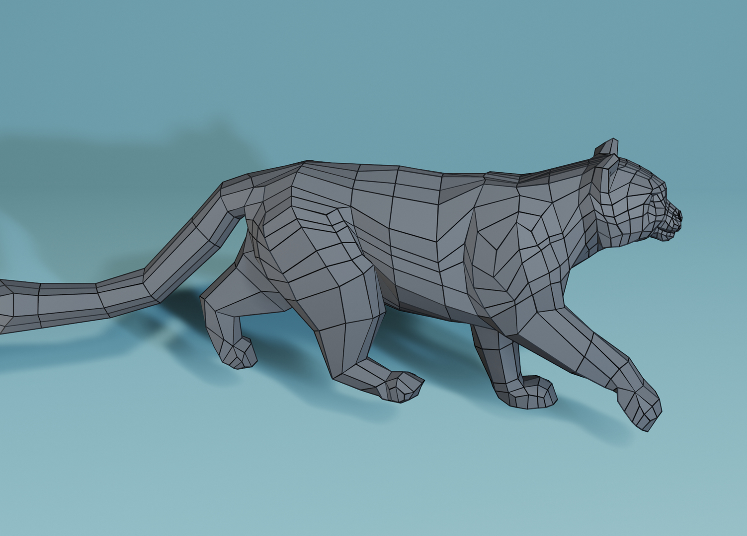 Snow Leopard Walk Animation 3D Model - TurboSquid 1634654