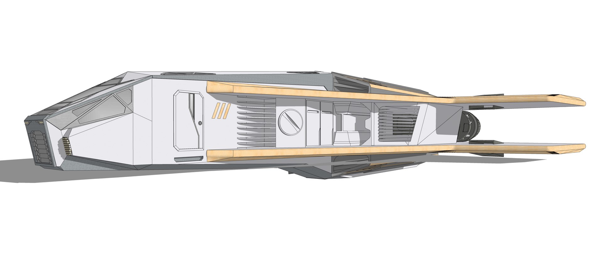 3D Sci-fi Neo Spacecraft 002 - TurboSquid 1982228