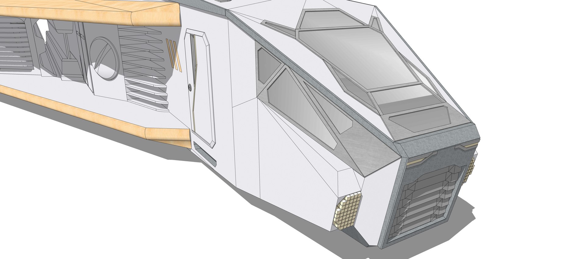 3D Sci-fi Neo Spacecraft 002 - TurboSquid 1982228