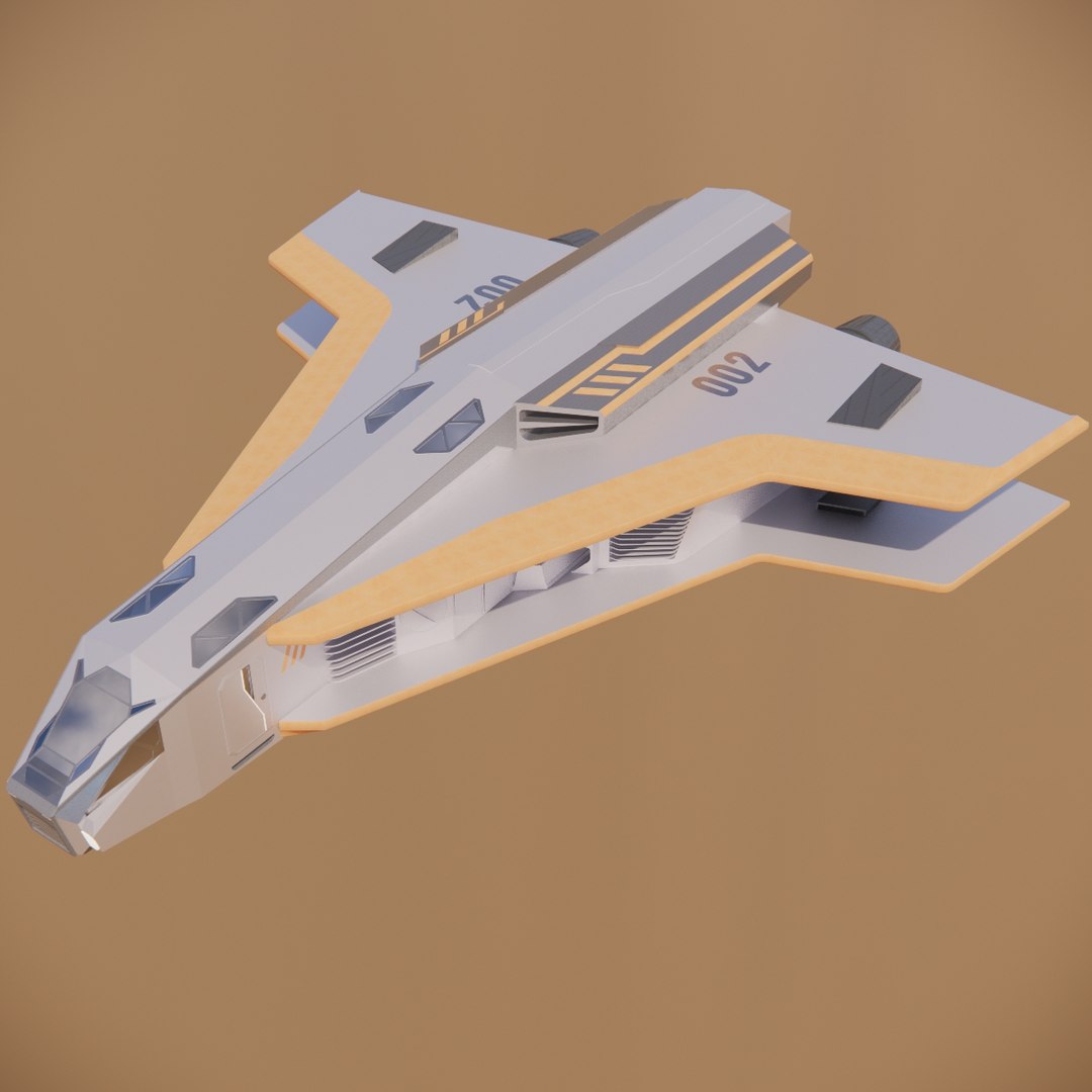 3D Sci-fi Neo Spacecraft 002 - TurboSquid 1982228