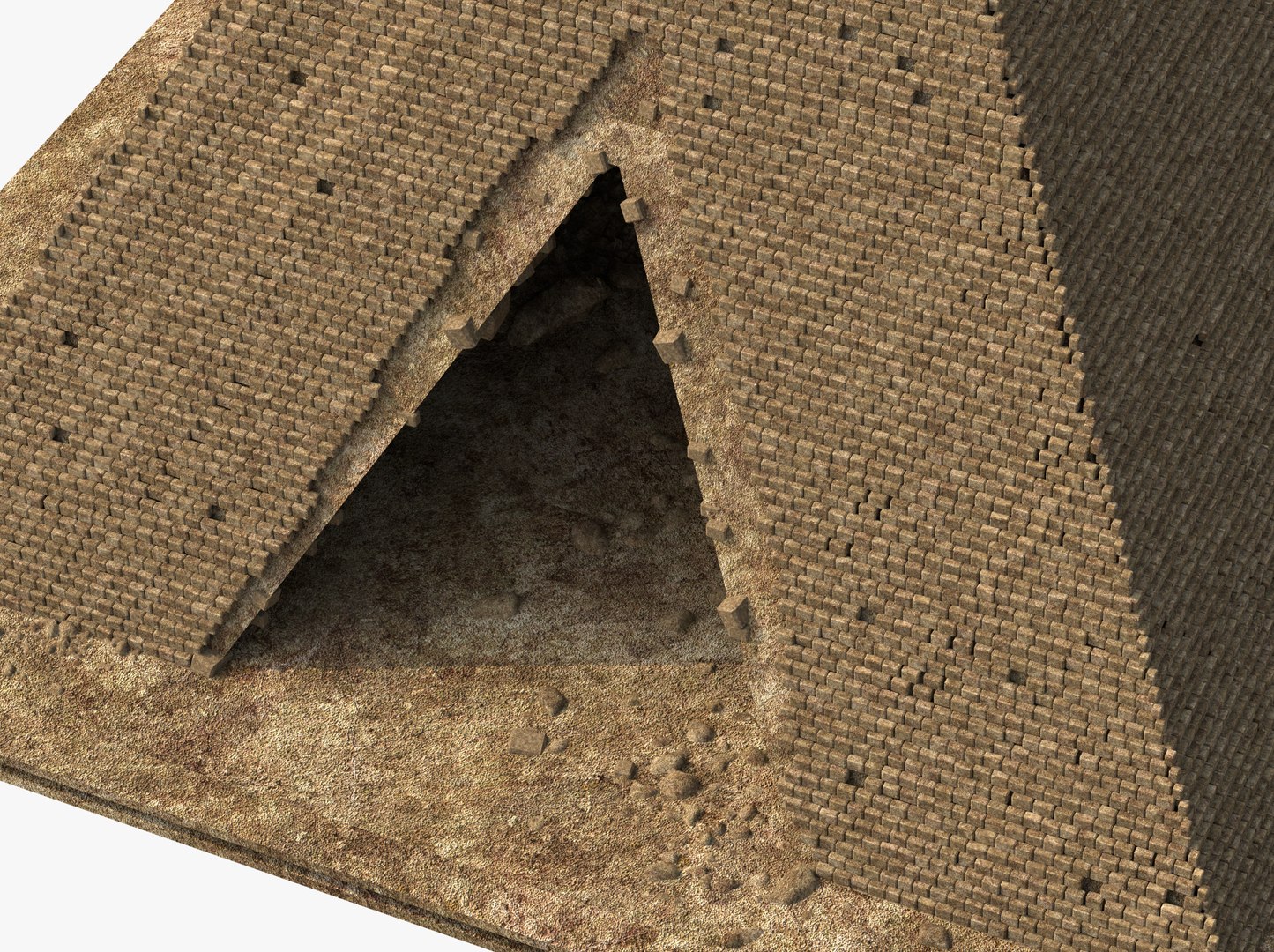 3D Scifi Pyramid Gate - TurboSquid 1951892