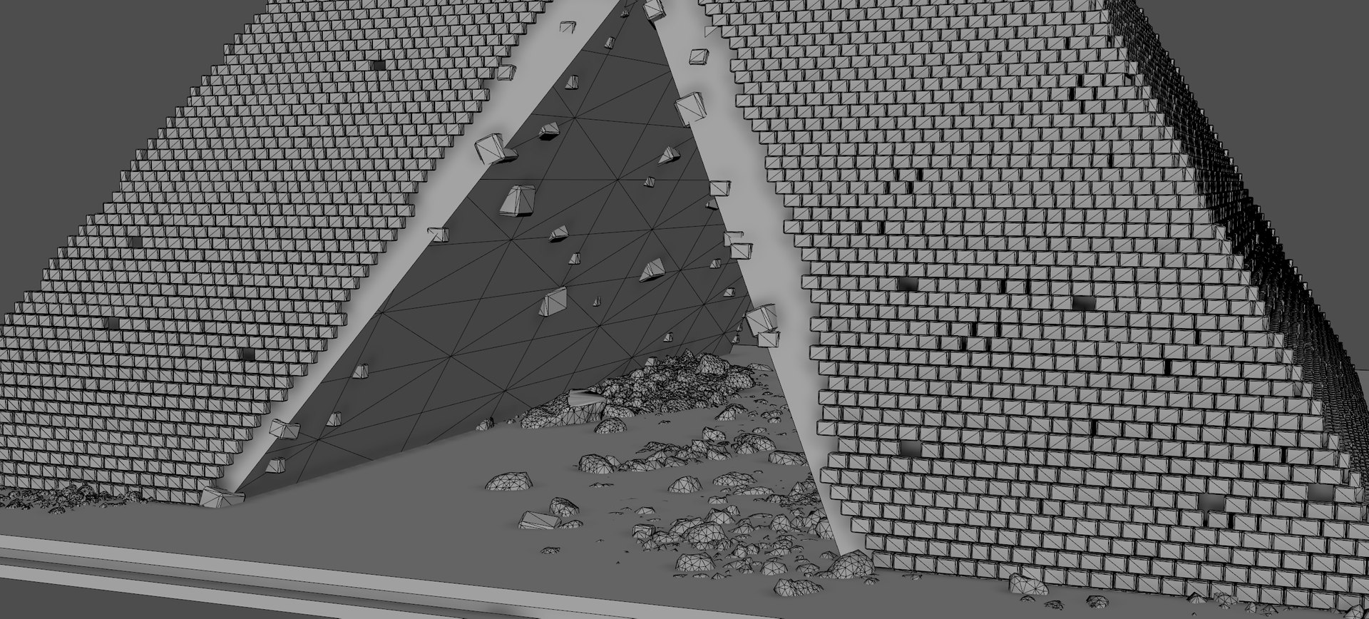 3D Scifi Pyramid Gate - TurboSquid 1951892