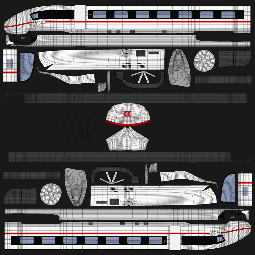 3D realistic siemens velaro d model - TurboSquid 1452543