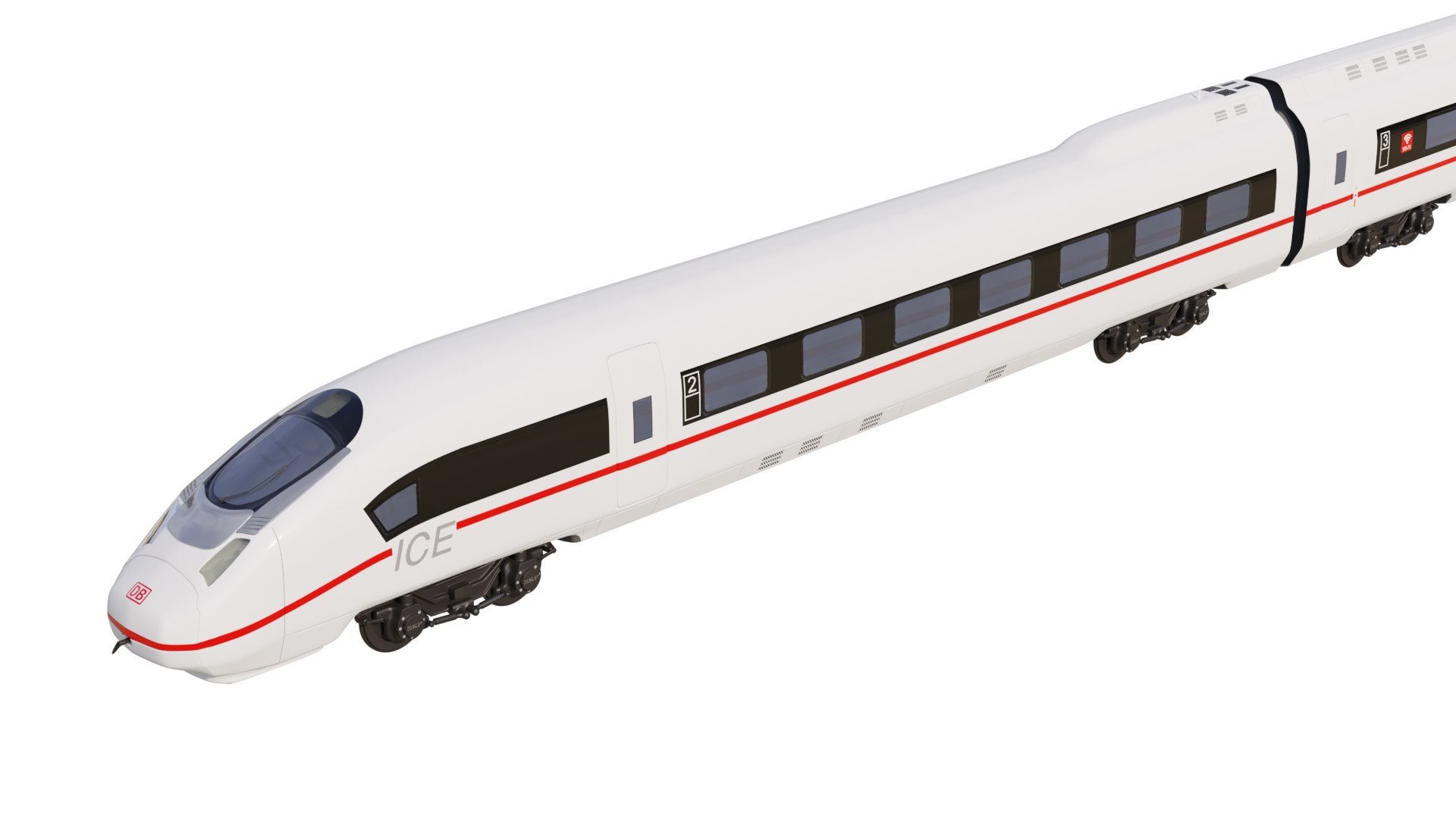 3D realistic siemens velaro d model - TurboSquid 1452543