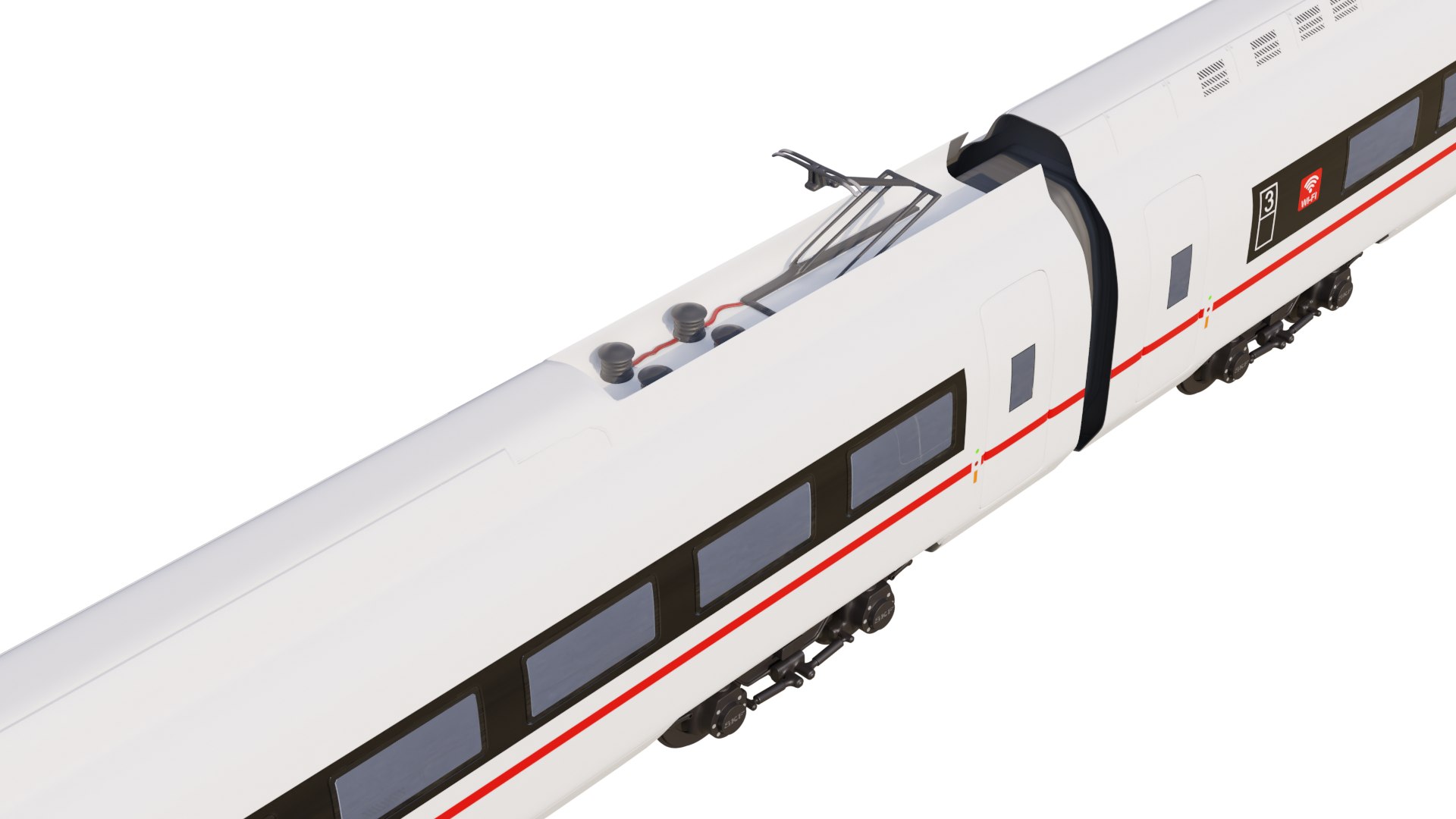 3D realistic siemens velaro d model - TurboSquid 1452543