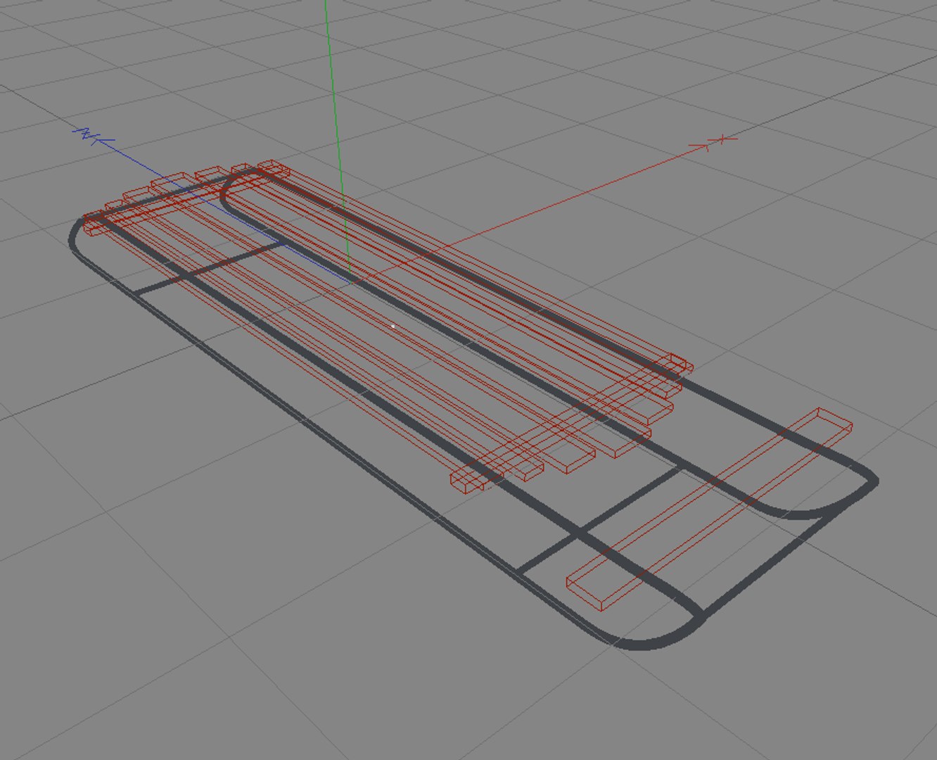 Free C4d Model Winter Snow Sled