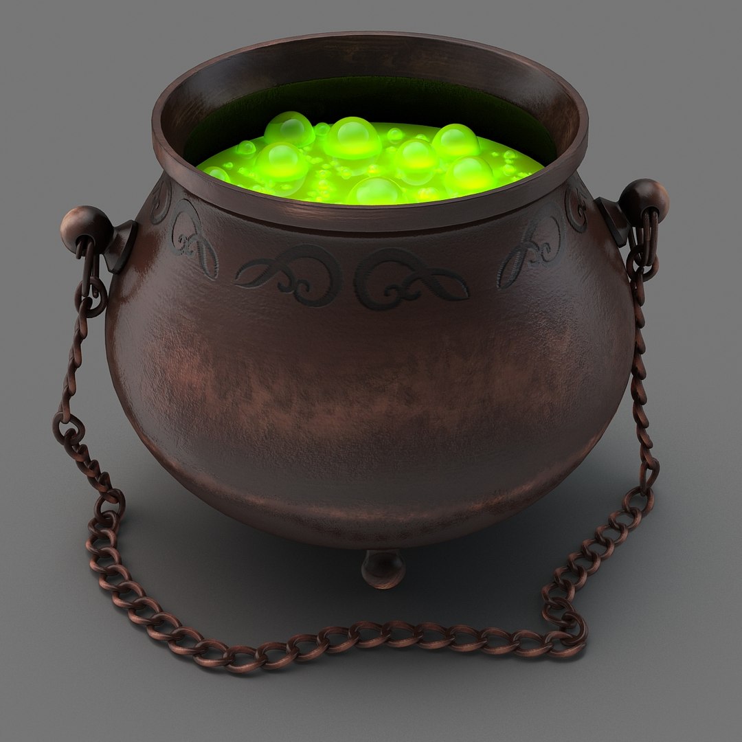 Witch S Cauldron 3d Model