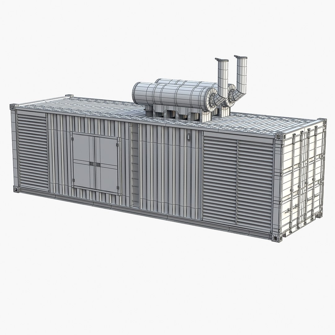 Generator Mobile Unit Model - TurboSquid 1566826