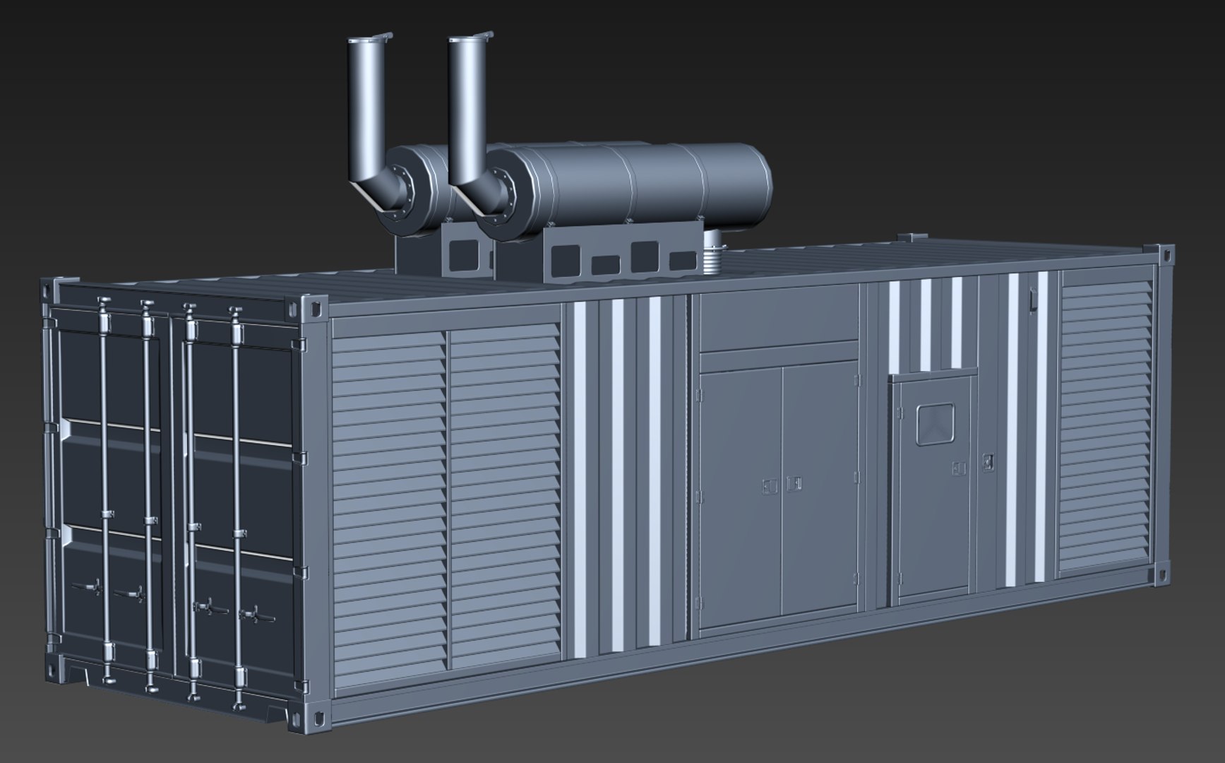 Generator Mobile Unit Model - TurboSquid 1566826