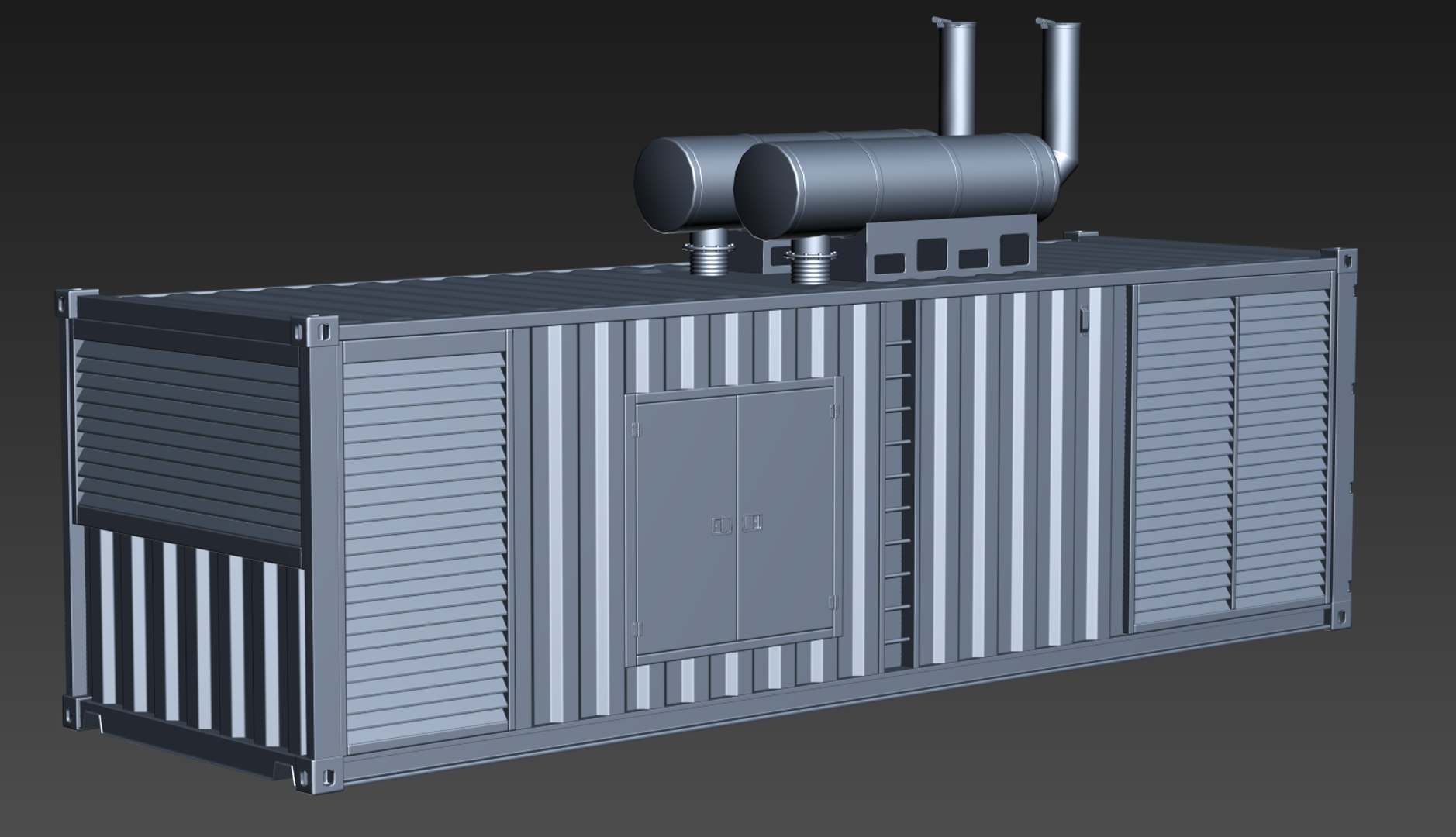 Generator Mobile Unit Model - TurboSquid 1566826