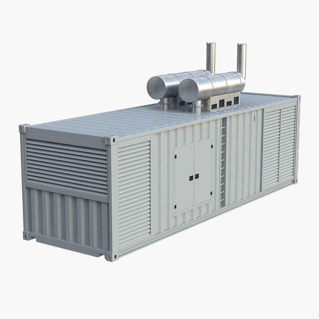 Generator mobile unit model - TurboSquid 1566826