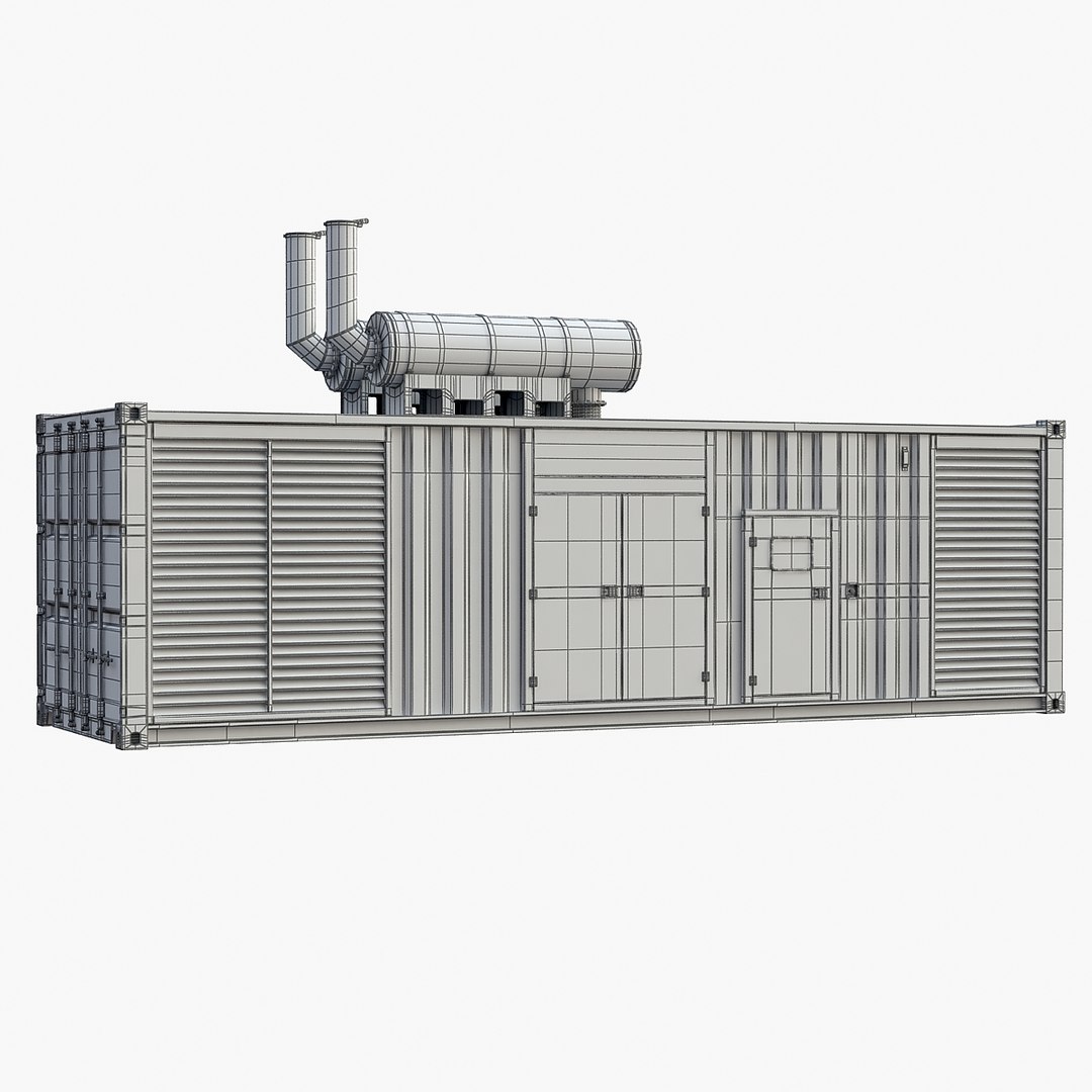 Generator Mobile Unit Model - TurboSquid 1566826