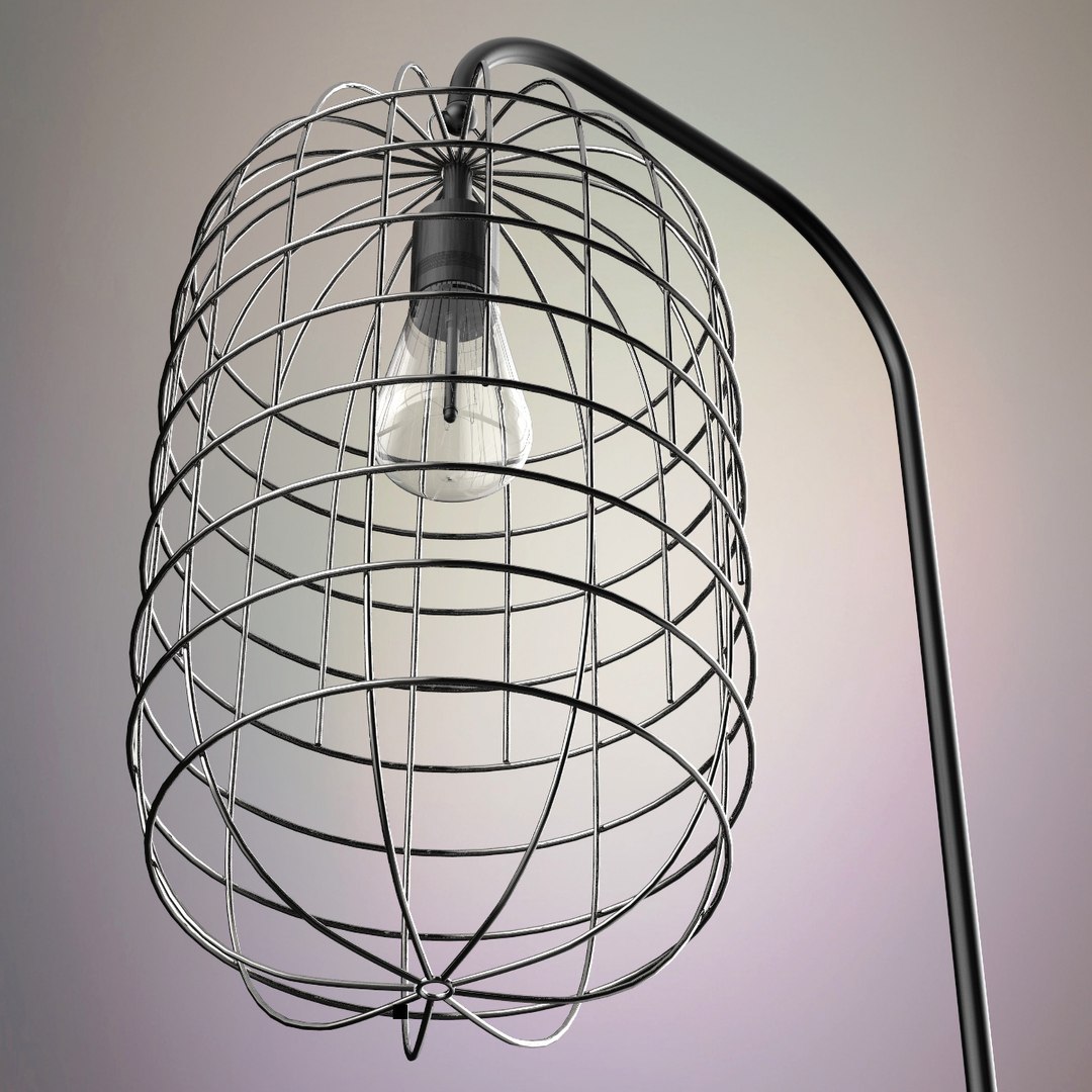 3D Cage Lamp - TurboSquid 1713472