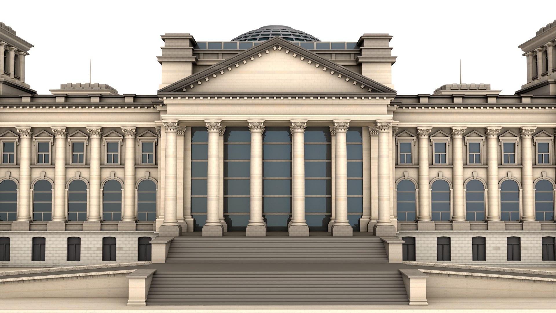 3D Reichstag Building - TurboSquid 1894979